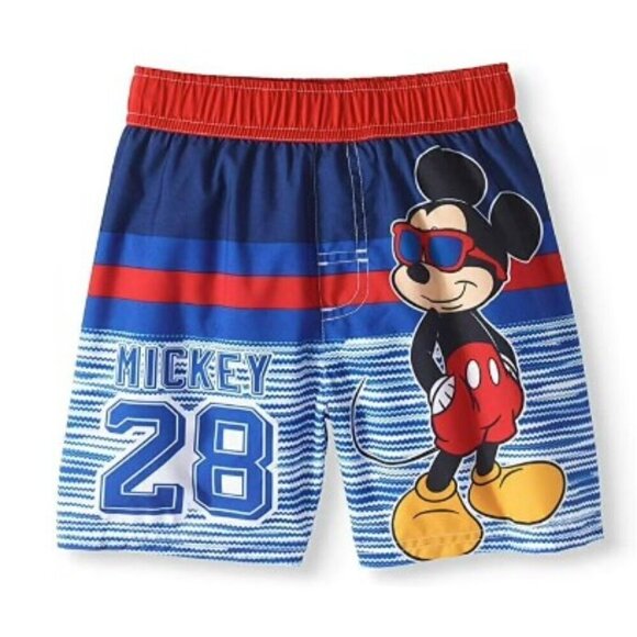 Disney | Swim | Disney Mickey Mouse Swimsuit Trunks 2t New | Poshmark